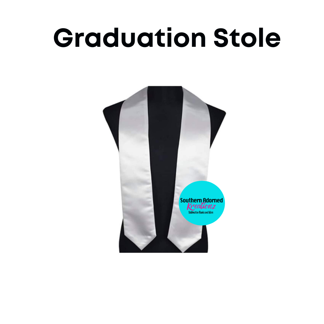 Graduation Stole – Southern Adorned Kreationz Blanks & More